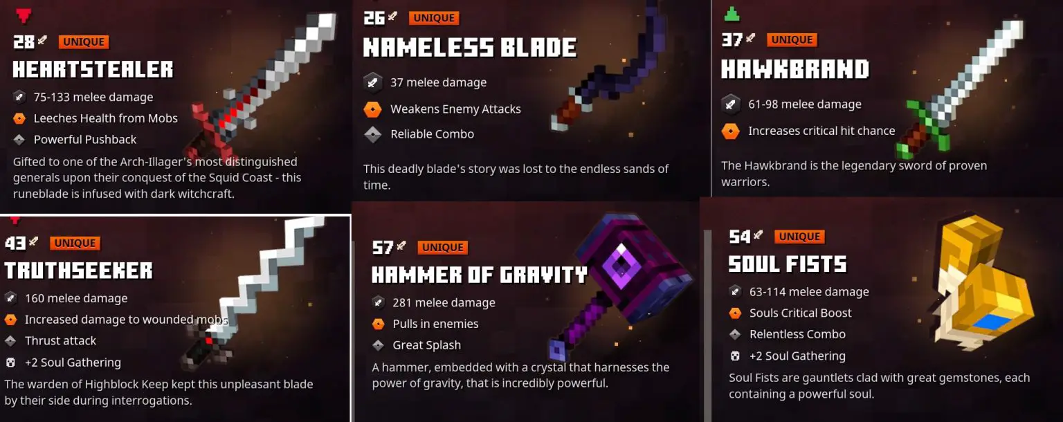 Best Weapons in Minecraft Dungeons – EthuGamer